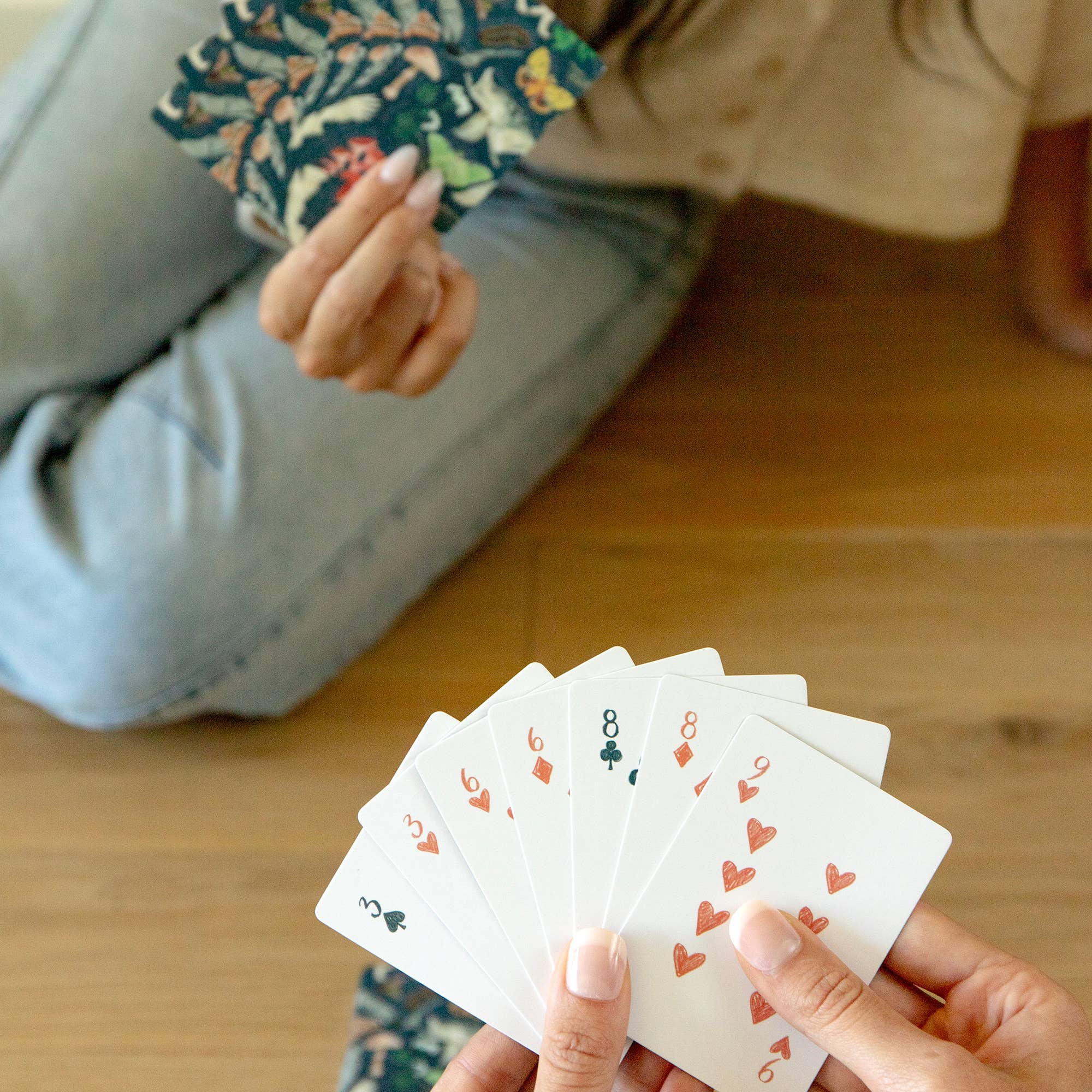 Midnight Flora & Fauna Deck of Playing Card – Little Red Wagon Native ...