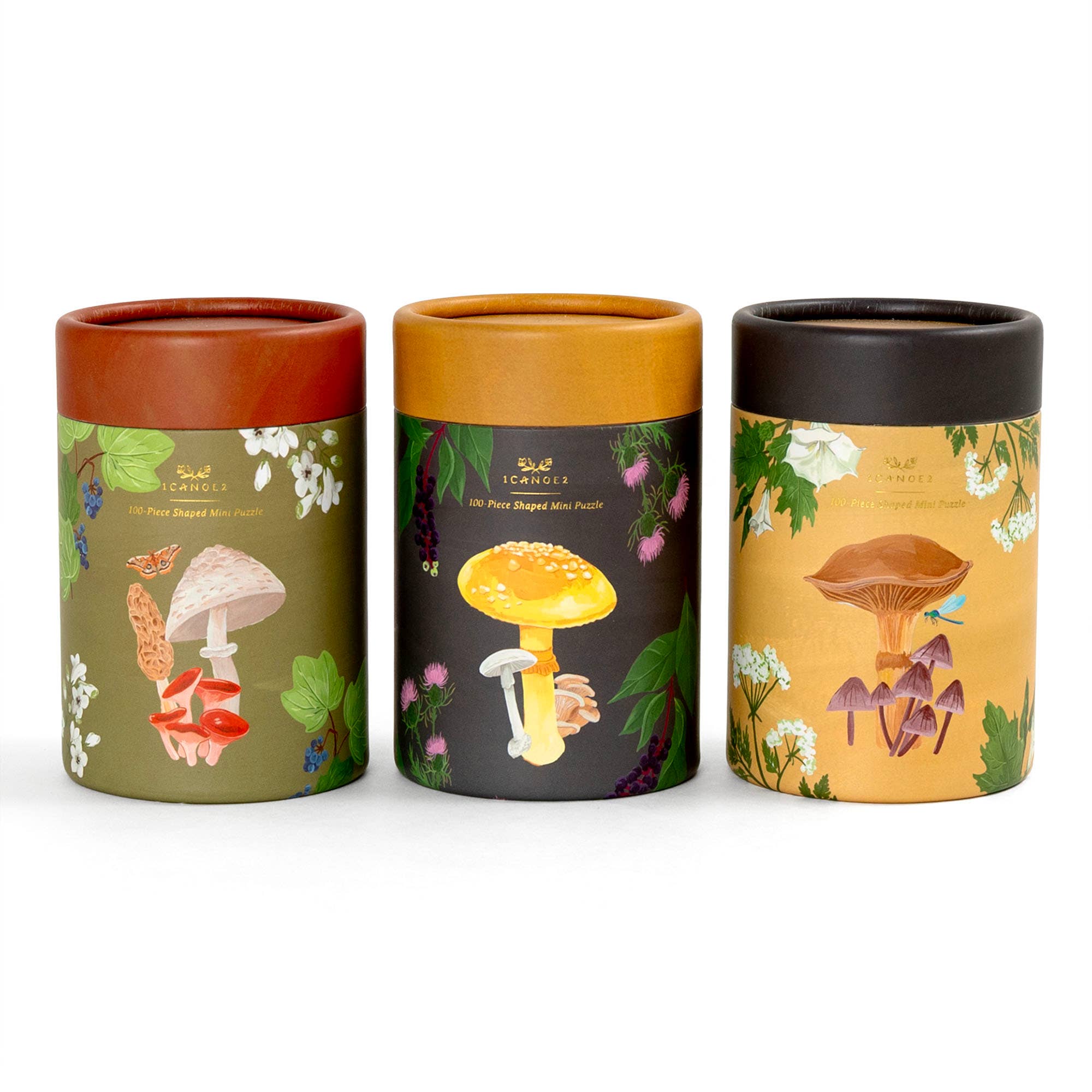 Midnight Flora & Fauna - 100 Piece Jigsaw Puzzles - Set of 3 – Little ...