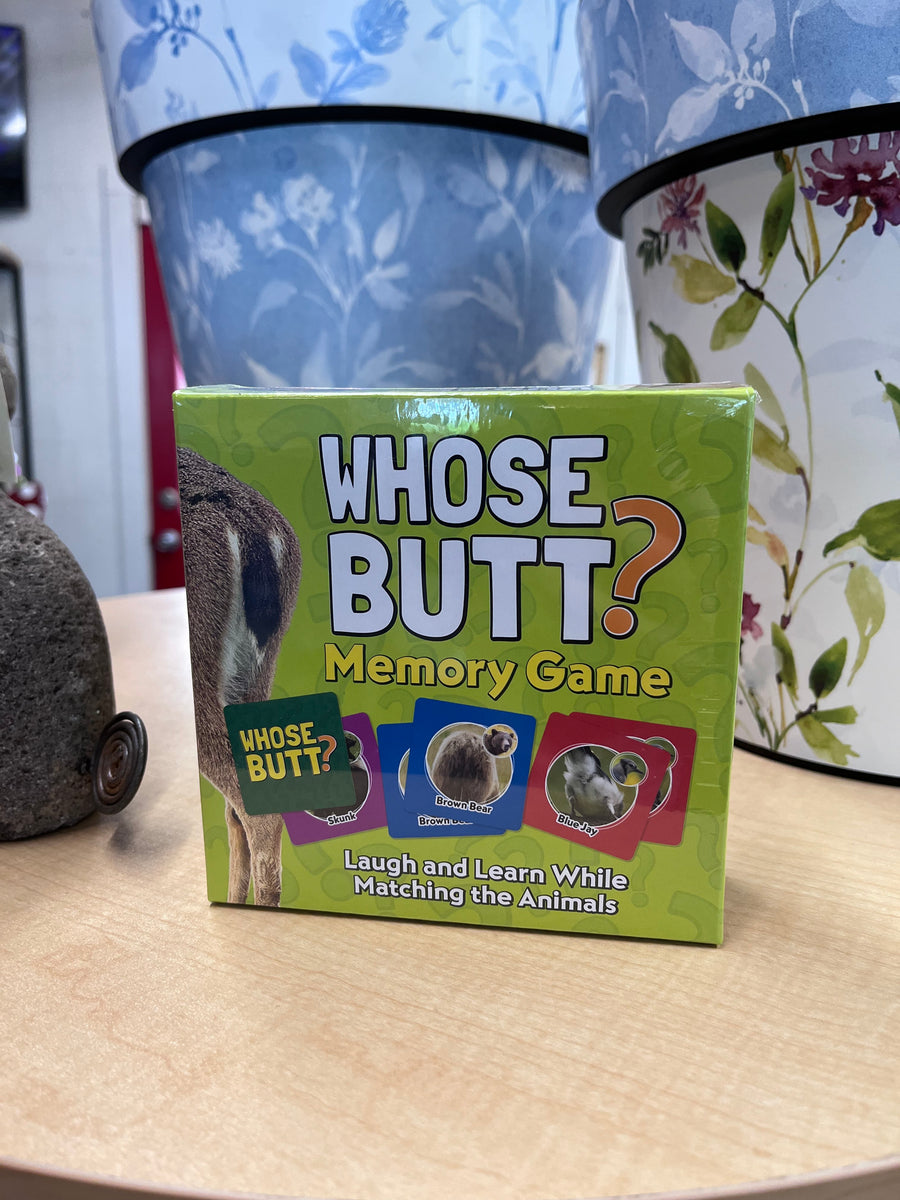 Whose Butt? Memory Game – Little Red Wagon Native Nursery