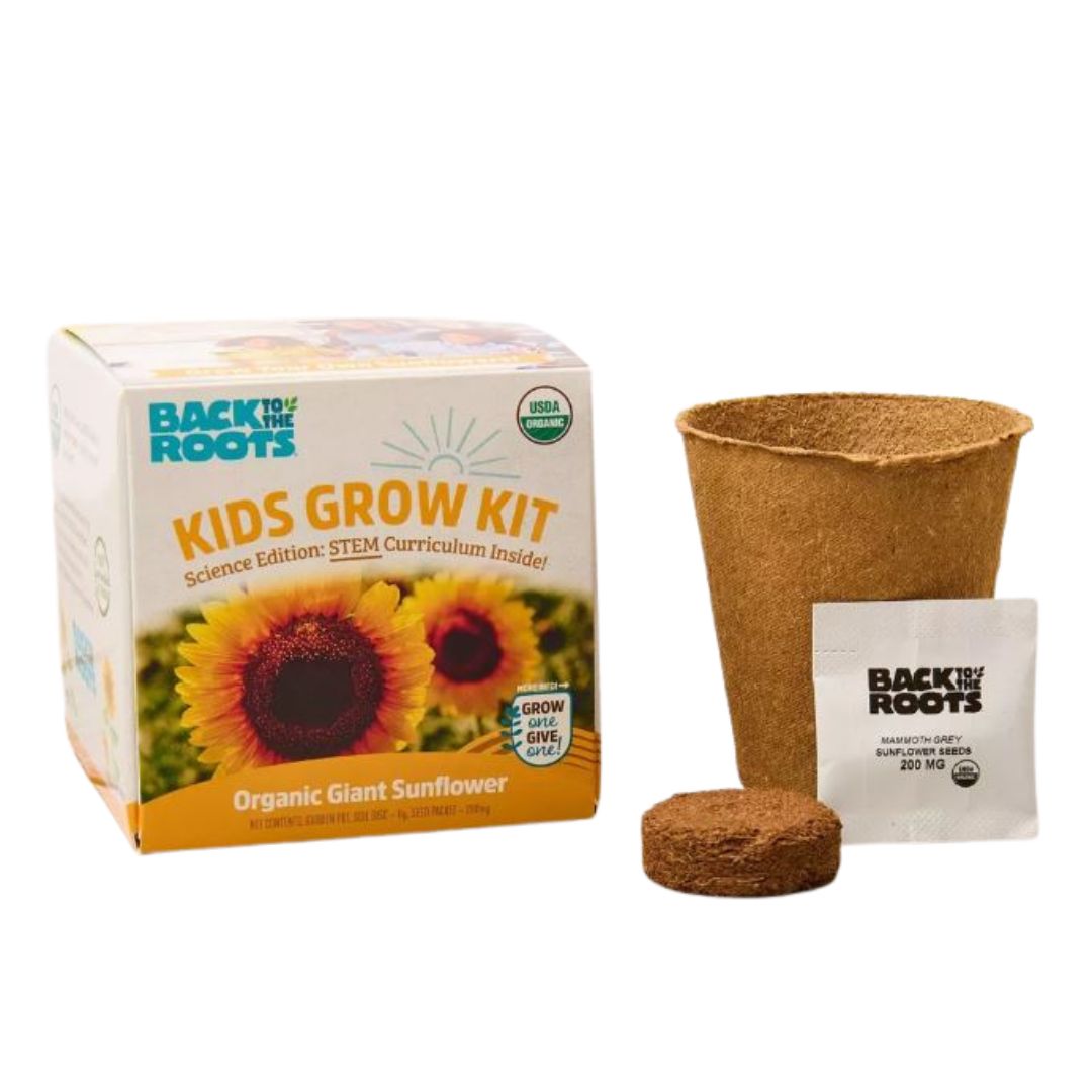 Kids Grow Kit: Organic Giant Sunflower – Little Red Wagon Native Nursery