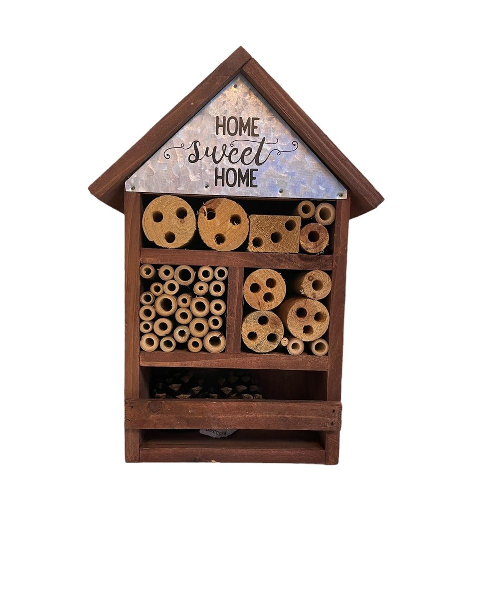 Home Sweet Home Bee House – Little Red Wagon Native Nursery